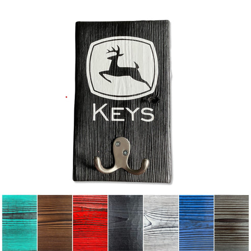 Boat Key Holder in Black with White Lettering - Key Rack for Boat Keys ...