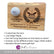Custom Golf Award Live Edge Wood with Golf Ball - Personalized Golf ...